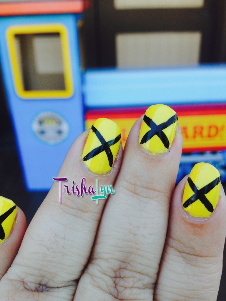 Railroad Inspired Manicure - TrishaLyn.com